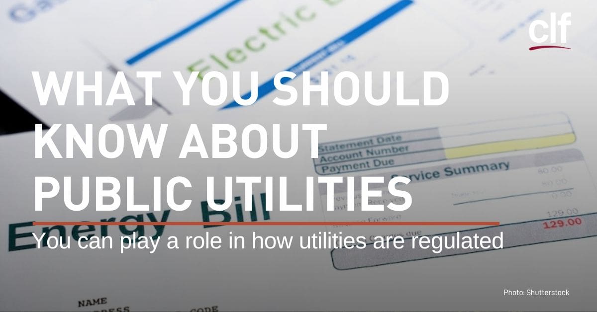 Why We Should Care About Public Utilities Agencies - Conservation Law ...